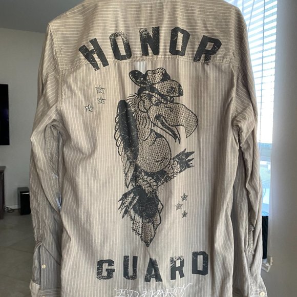Ed Hardy | Shirts | Ed Hardy Honor Guard Mens Longsleeved Shirt | Poshmark